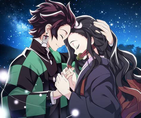 Kamado Nezuko And Kamado Tanjirou Kimetsu No Yaiba Drawn By Nyoro Nyoronyoro Danbooru