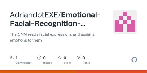 Github Adriandotexeemotional Facial Recognition Convolutional Neural