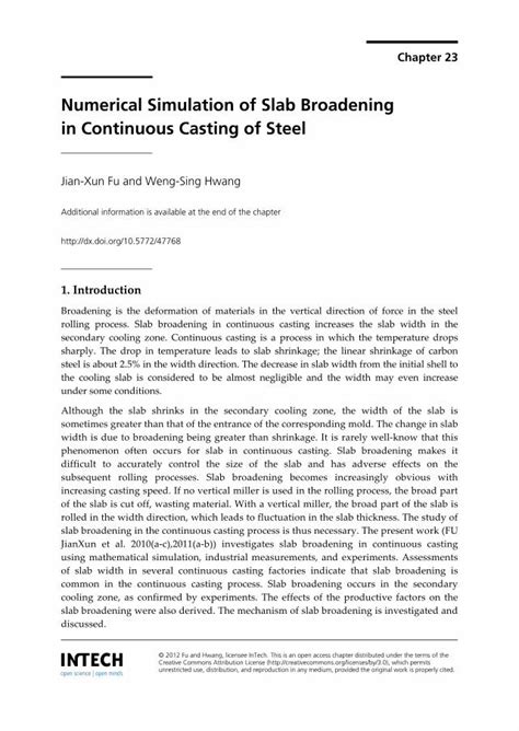 Pdf Numerical Simulation Of Slab Broadening In Continuous Pdfs39224