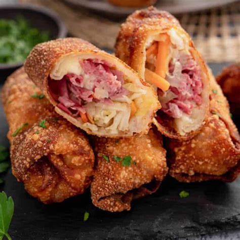 Corned Beef Egg Rolls Foxes Love Lemons