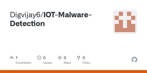 GitHub Digvijay IOT Malware Detection