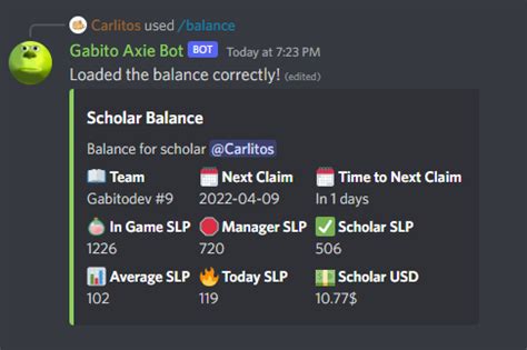 GitHub Gabitodev Gabitodev Bot An Axie Infinity Discord Bot That Helps To Manage Your