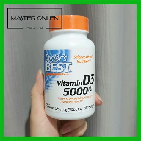 Jual Doctors Best Vitamin D Iu Softgel D Iu Usa Shopee Indonesia