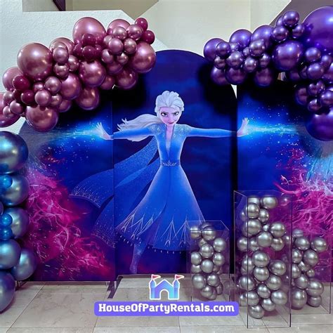 Get A Frozen Insprired Birthday Decoration Houseofpartyrentals
