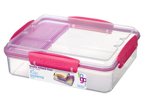 Sistema Pojemnik Lunchbox Snack Attack Duo 975ml Żuczek Sklep Z