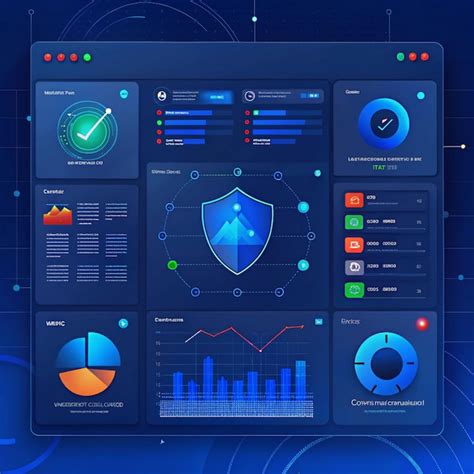 Abstract High Definition Cyber Security Background Premium Ai Generated Image