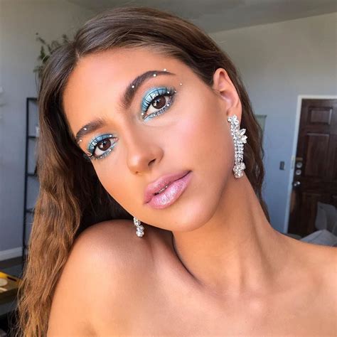 Rhinestone Makeup Look
