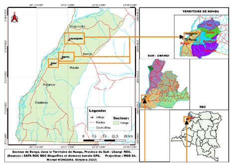 Location Map Of Bambenga Pygmies Surveyed In The Three Villages Of