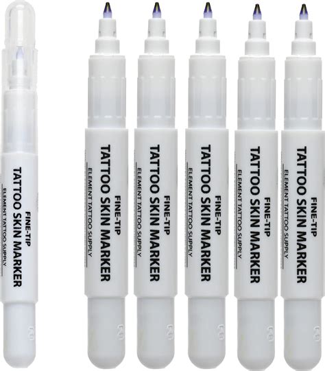 Fine Tip Purple Skin Body Markers For Tattoo Stencil Long