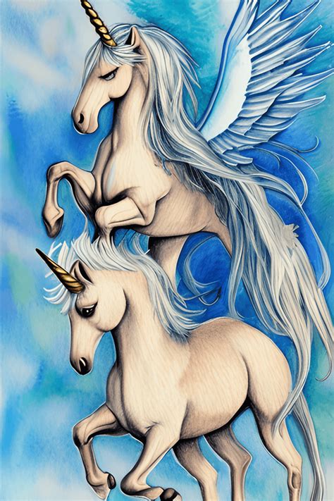 Dibujo De Unicornio Pegaso Pegaso Cuerno Unicornio Imagen Gratis En