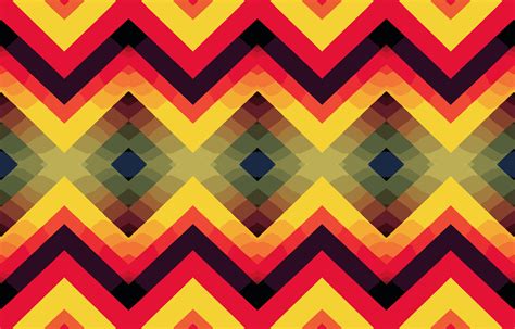 Zigzag Seamless Pattern Abstract Folk Ethnic Tribal Geometric Graphic