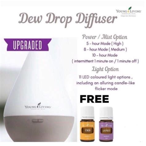 Cheapest Ready Stock New Version Young Livings Dew Drop Diffuser