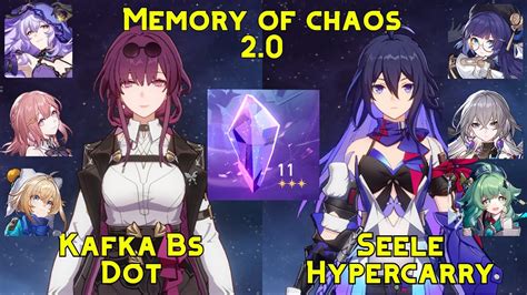 Kafka X Black Swan And Seele Hypercarry Moc Stage 11 3 Stars F2p