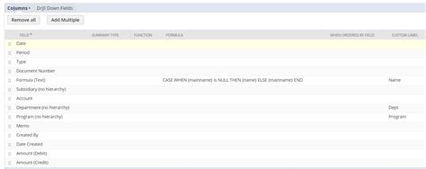 Optimize A Gl Transaction Saved Search With The Case When Formula