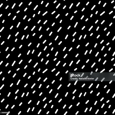 작은 흰색 선이 있는 추상적인 이음매 없는 패턴입니다 얼룩의 벡터 그림입니다 무작위로 위치한 비대칭 지점이 있는 흑백 배경 만화