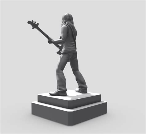 Stl File Cliff Williams Acdc 3dprinting 🎸・3d Print Design To Download