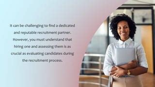 Cracking The Recruitment Partner Code PPTX