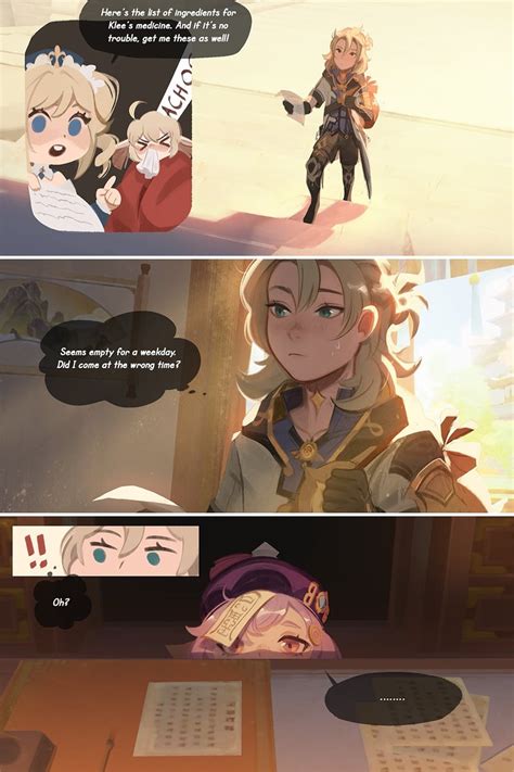 Klee Barbara Qiqi And Albedo Genshin Impact Drawn By Aleikats Danbooru