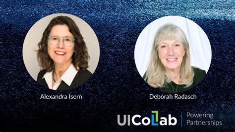 Ui Collab Is Delighted To Welcome Deborah Radasch Phd And Alexandra Isern Deborah Former