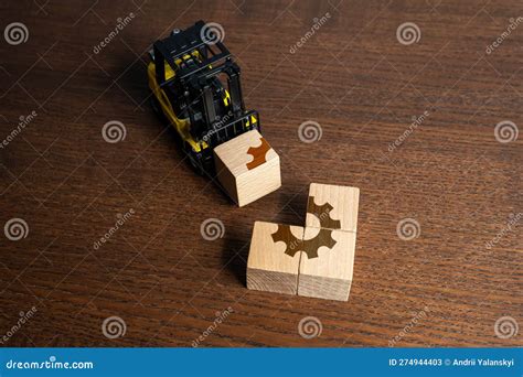 The Forklift Creates A Workflow Creation Of Production Building