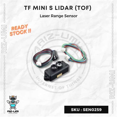 Jual TF Mini S LiDAR ToF Laser Range Sensor Di Seller Riz Umi