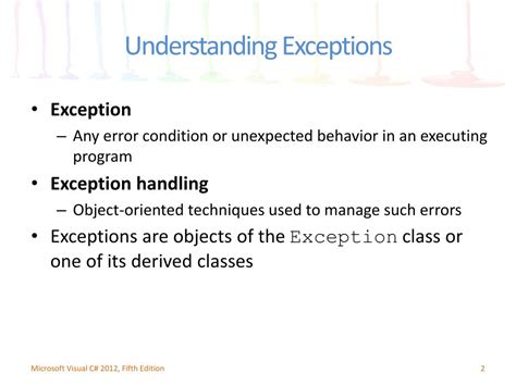 Ppt Chapter 11 Exception Handling Powerpoint Presentation Free