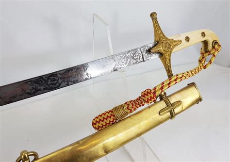 Pattern 1837 General Officers Victorian Mameluke Sword And Scabbard