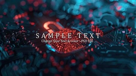 Fingerprint Biometric Security Lock Premium Ai Generated Psd