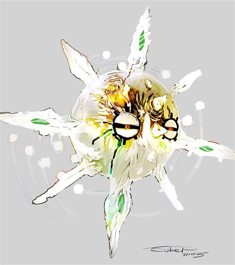 Solrock Pokemon Drawn By Sukepmonster Danbooru