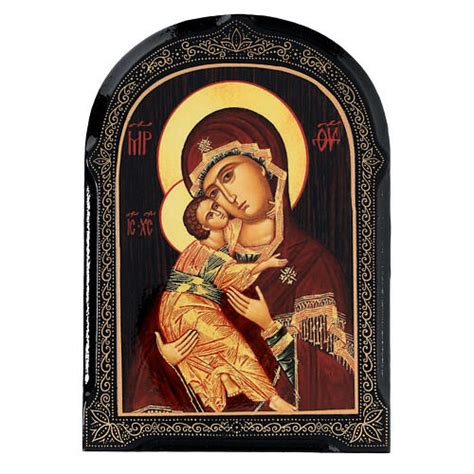 Laca Rusa Virgen Vladimirskaya X Cm Venta Online En Holyart