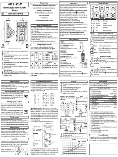 trevi logic sp stp tp user manual en pdf electrical wiring