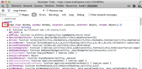 View List Of All JavaScript Variables In Google Chrome Console Stack Overflow