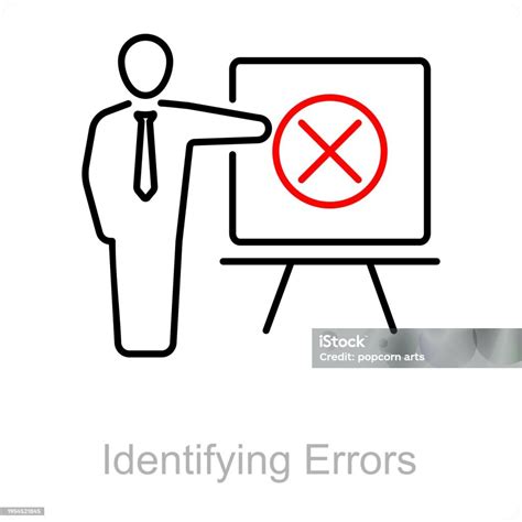 identifying errors stock illustration download image now appearance