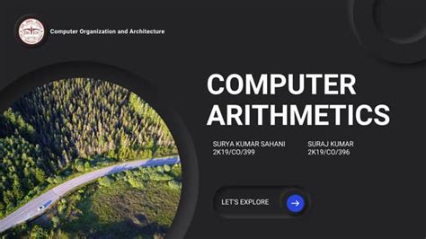 computer arithmetics coa project pdf version pdf