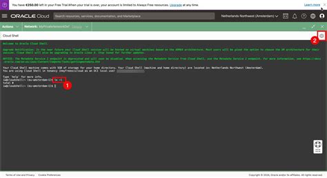 access and manage a linux compute instance using oracle cloud