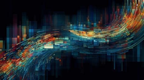 Premium Photo Generative Ai And Algorithmic Art Images