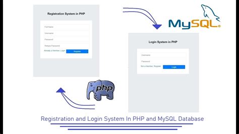 Secure Login And Registration Form In Php And Mysql Database Youtube