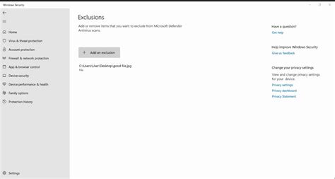 How Do You Whitelist Files In Windows Defender