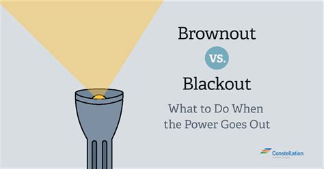 Brownout Vs Blackout Whats The Difference Constellation