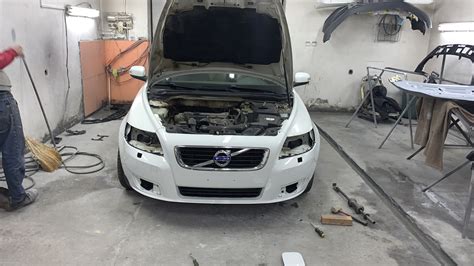 Смена бампера на Вольво s40 на бампер от Вольво v50 — Lada Приора седан ...