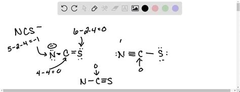 Solved Activity 1 Draw Three Possible Lewis Structure For The Thiocyanate Ion Ncs Assign