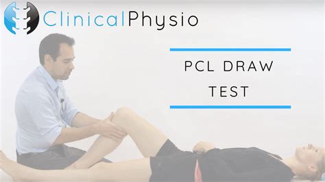 pcl sag test clinical physio