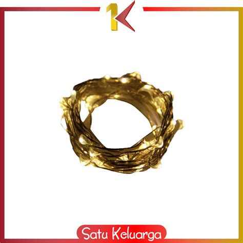 SK C881 Lampu Tumbler Kawat Mini 10 Meter 100 LED Lampu Hias Dekorasi Gift Box Bucket Bunga
