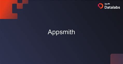 Appsmith An Enterprise Tech Funded Company Based Out Of San Francisco
