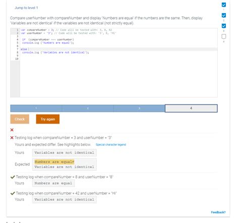 Solved Compare Usernumber With Comparenumber And Display