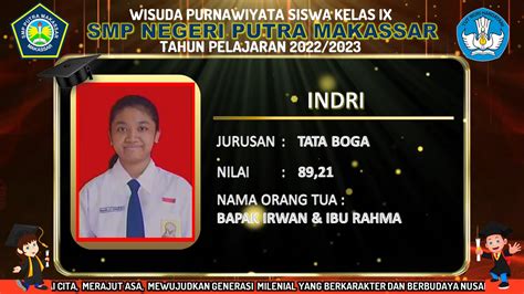 Template Slide Wisuda Smp Menggunakan Powerpoint 28 Pointer Tivi