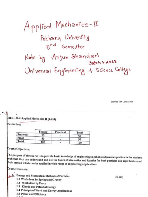 Applied Dynamics Pdf