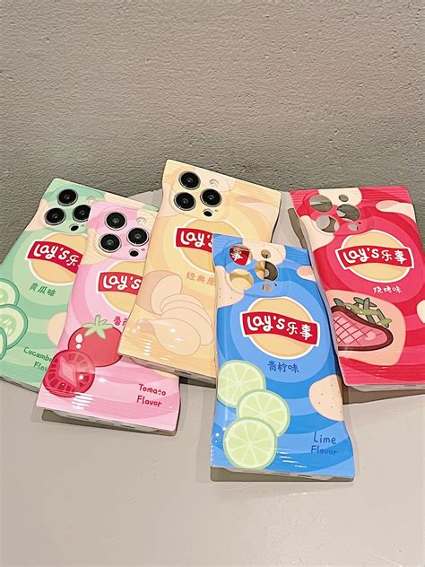 Cute Lays Chip Bag Snacks Multiple Colour Flavors Design Thick Bulky