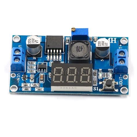 Lm2596 Module ปรับแรงดันไฟฟ้าให้ลดลง ปรับลดแรงดันไฟฟ้ากระแสตรง ลดไฟแบต มีจอแสดงผล Dc 4 0~40 To 1