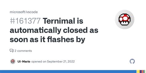 ternimal is automatically closed as soon as it flashes by · issue